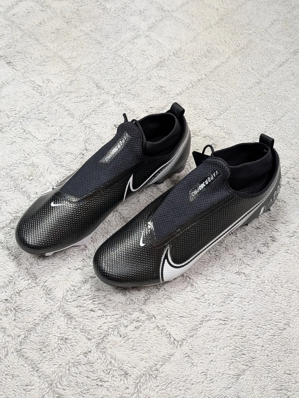 Nike | Shoes | Nike Vapor Edge Pro 36 Black White Football Cleats Mens ...